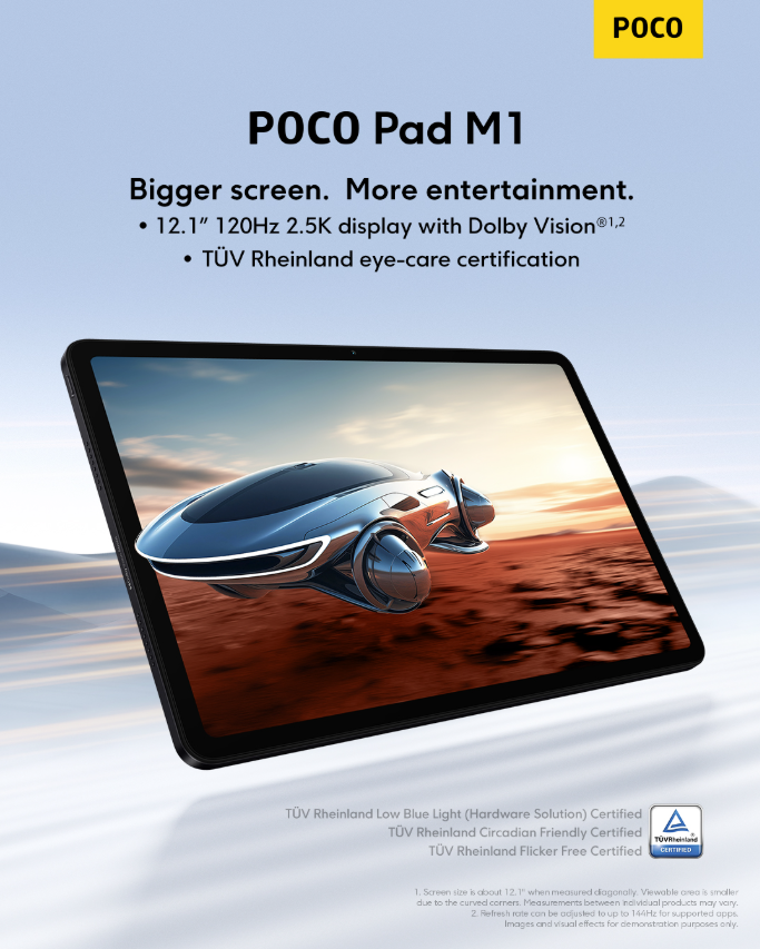 POCO Pad M1 – a universal tablet for work and entertainment — Niuxtech