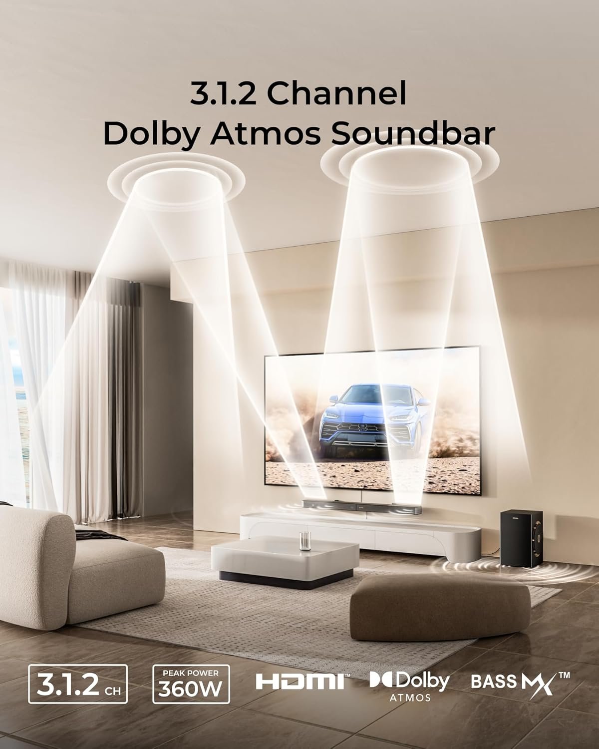 ULTIMEA Skywave F30 Boom - 360W Dolby Atmos - Niuxtech