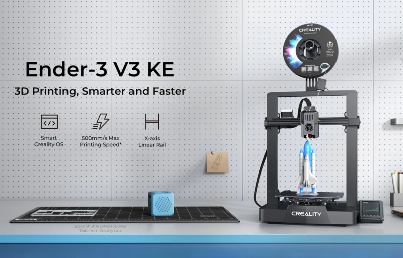 3D spausdintuvas Creality Ender-3 V3 KE — Niuxtech