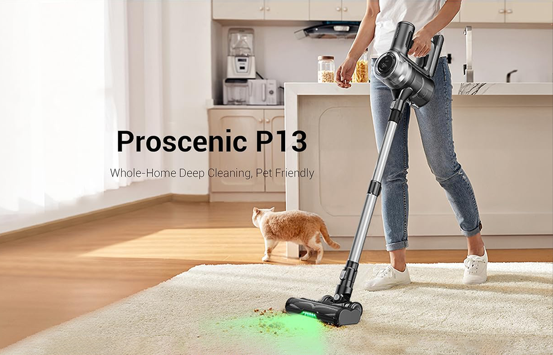 Proscenic P13 belaidis siurblys šluota — Niuxtech