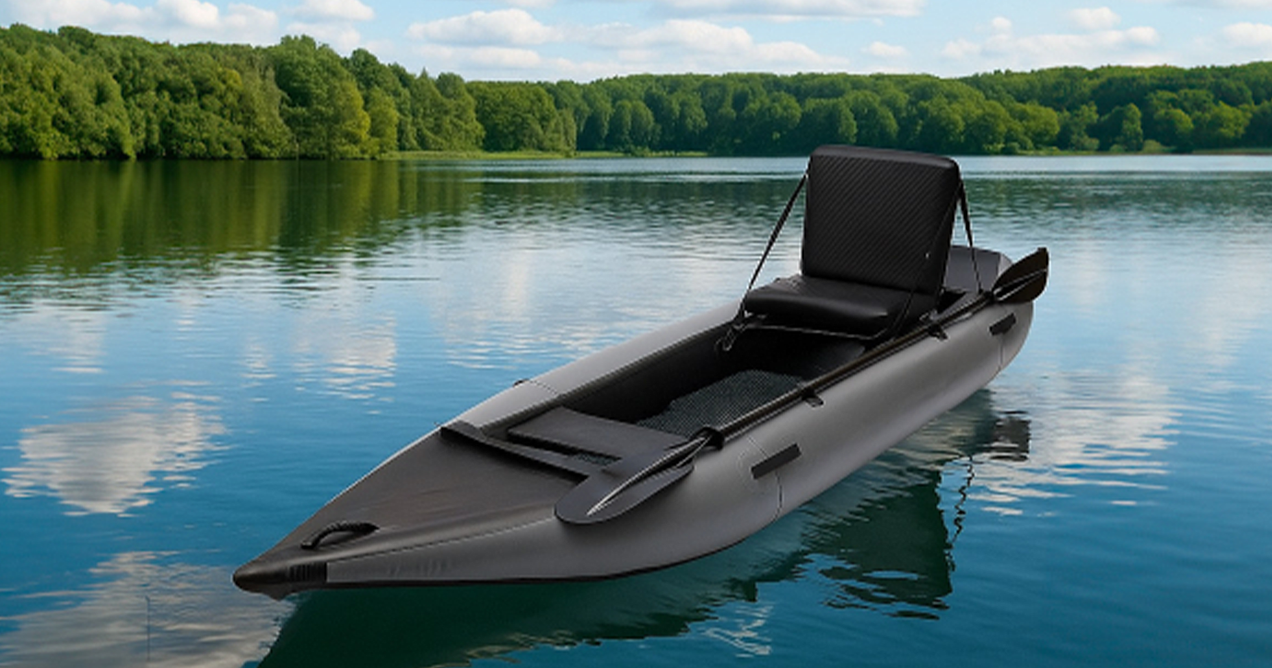 WaveRite Inflatable Fishing Kayak — Niuxtech